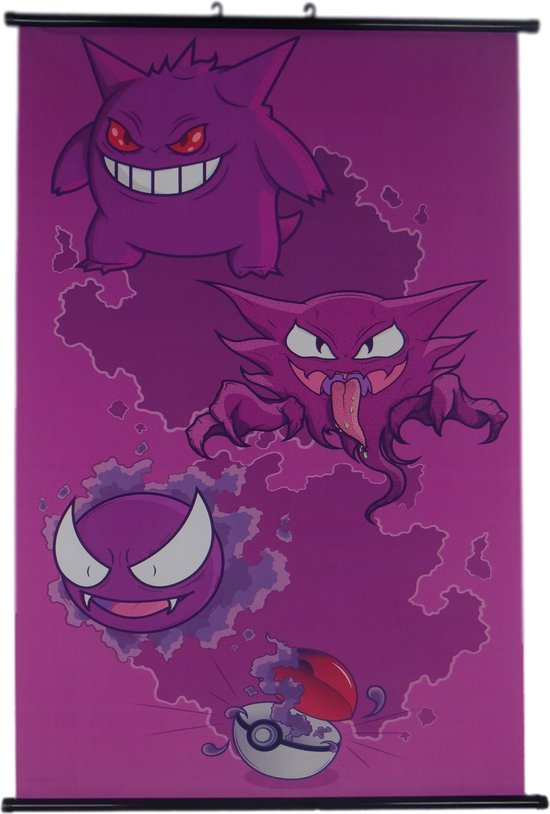 Pokémon poster Gengar - Poster canvas - Pokémon poster Gastly Haunter ...