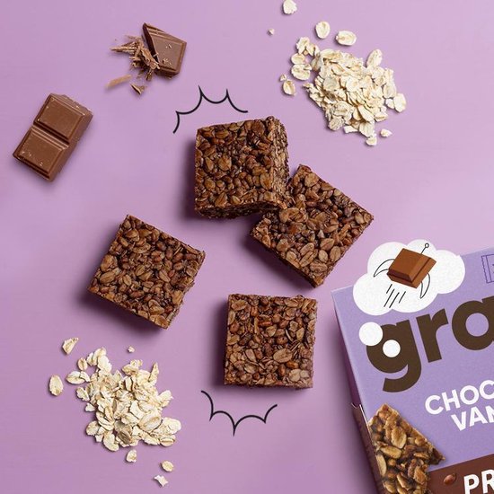 Graze | Chocolate Vanille Bar | 6 x 53 gram | bol.com