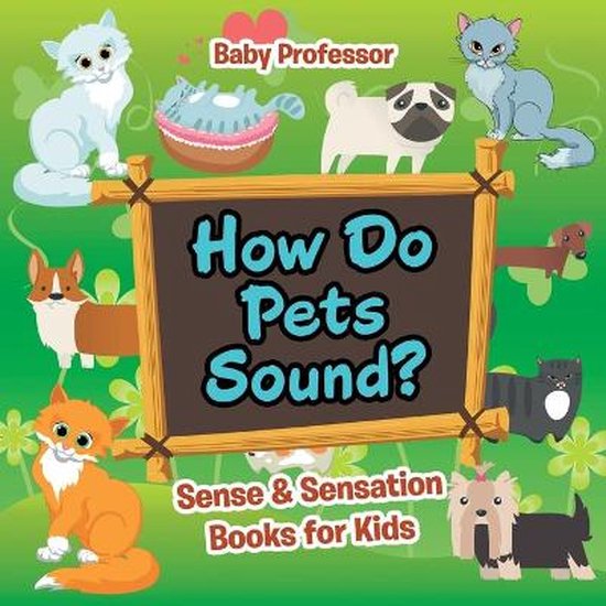 How Do Pets Sound? Sense & Sensation Books for Kids, Baby Professor ...