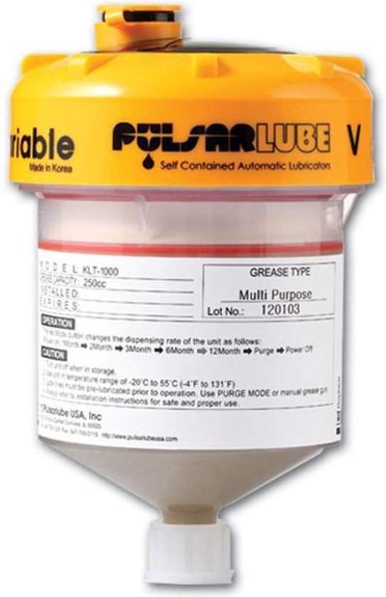 Pulsarlube V Vetsmeerapparaat 250 cc | bol
