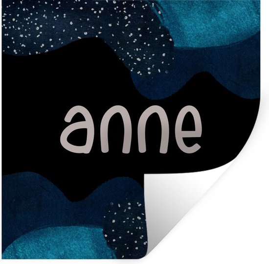 Muurstickers - Sticker Folie - Anne - Pastel - Meisje - 30x30 cm ...