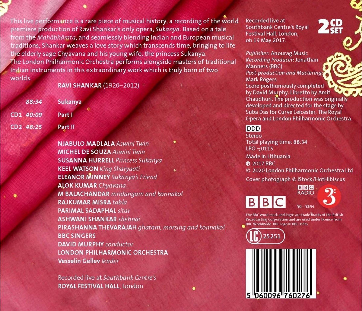 London Philharmonic Orchestra, David Murphy - Shankar: Ravi Shankar ...