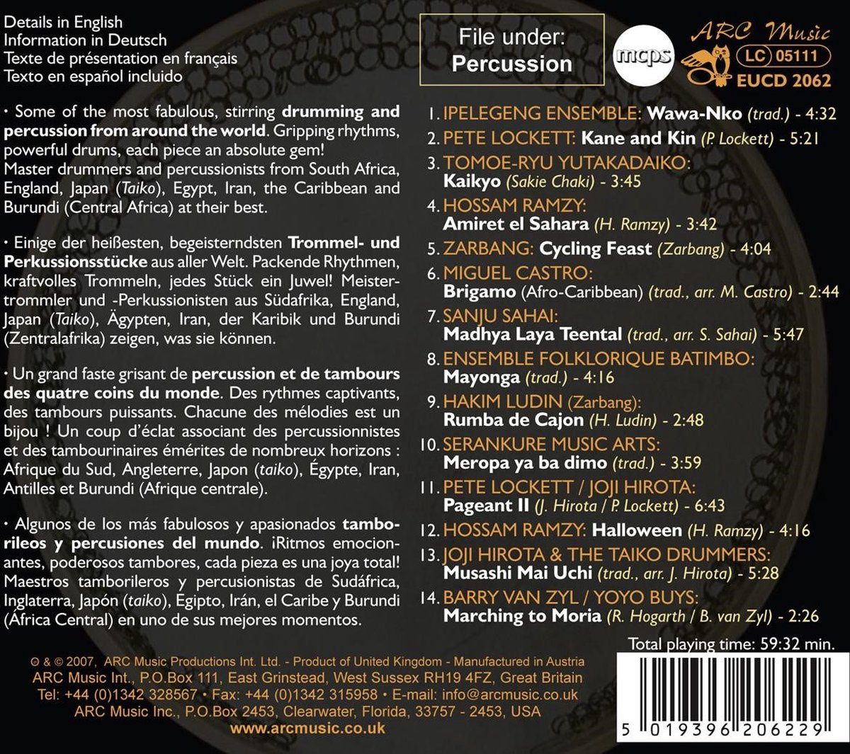 Various Artists - Masters Of Percussion Volume 2 (CD), various artists ...