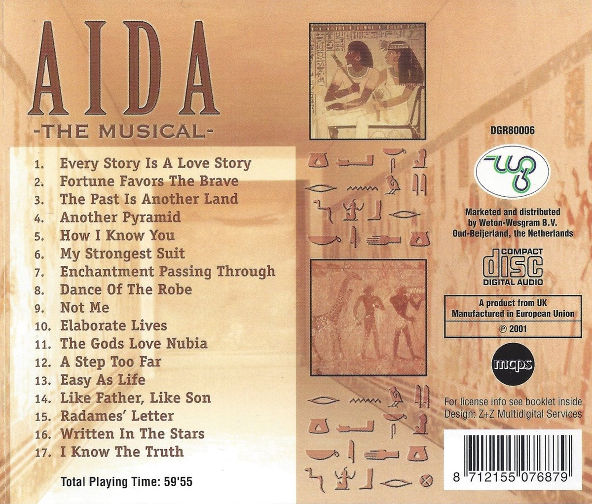 Aida: The musical, Broadway Cover Cast | CD (album) | Muziek | bol.com