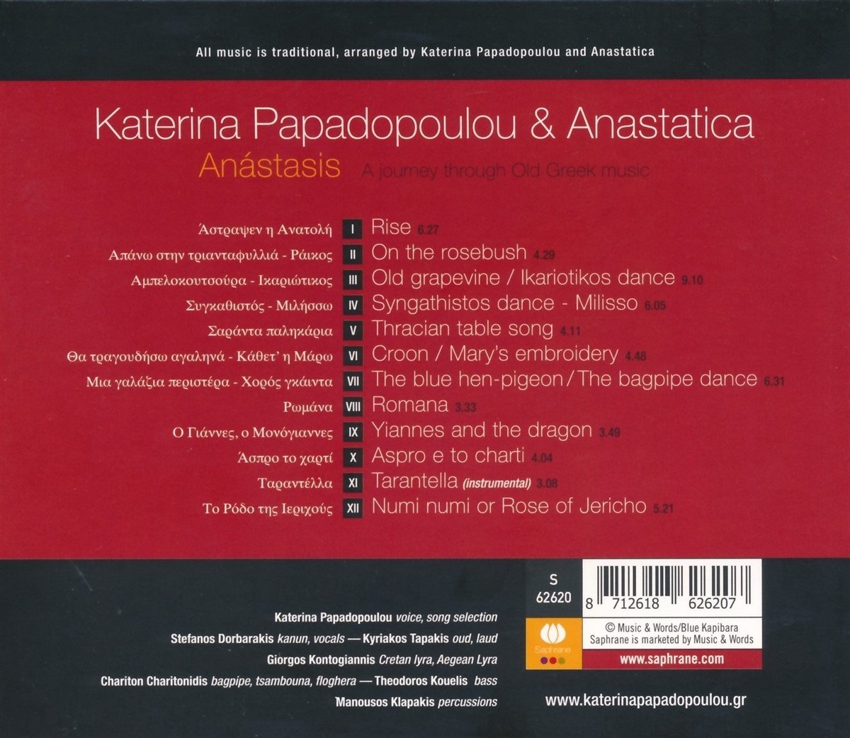 Katerina Papadopoulou & Anastatica - Anastasis. A Journey Through Old ...