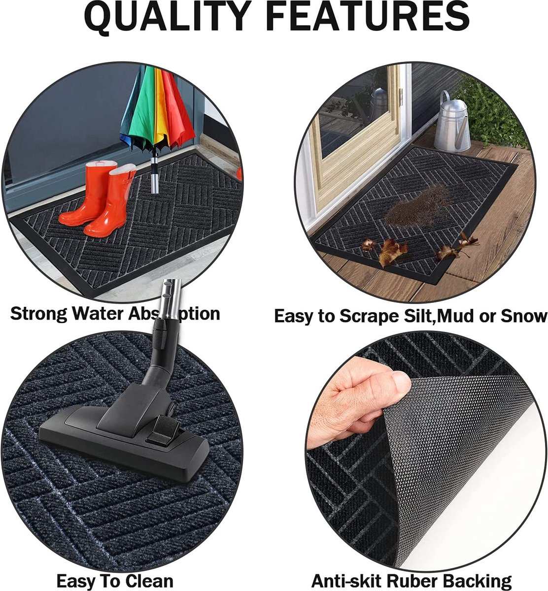 Deurmat Droogloopmat / Droogloopmatten voor Binnen en Buiten ...