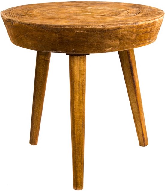 House of Nature Side Table hout Rustic 45x45x42cm | bol.com