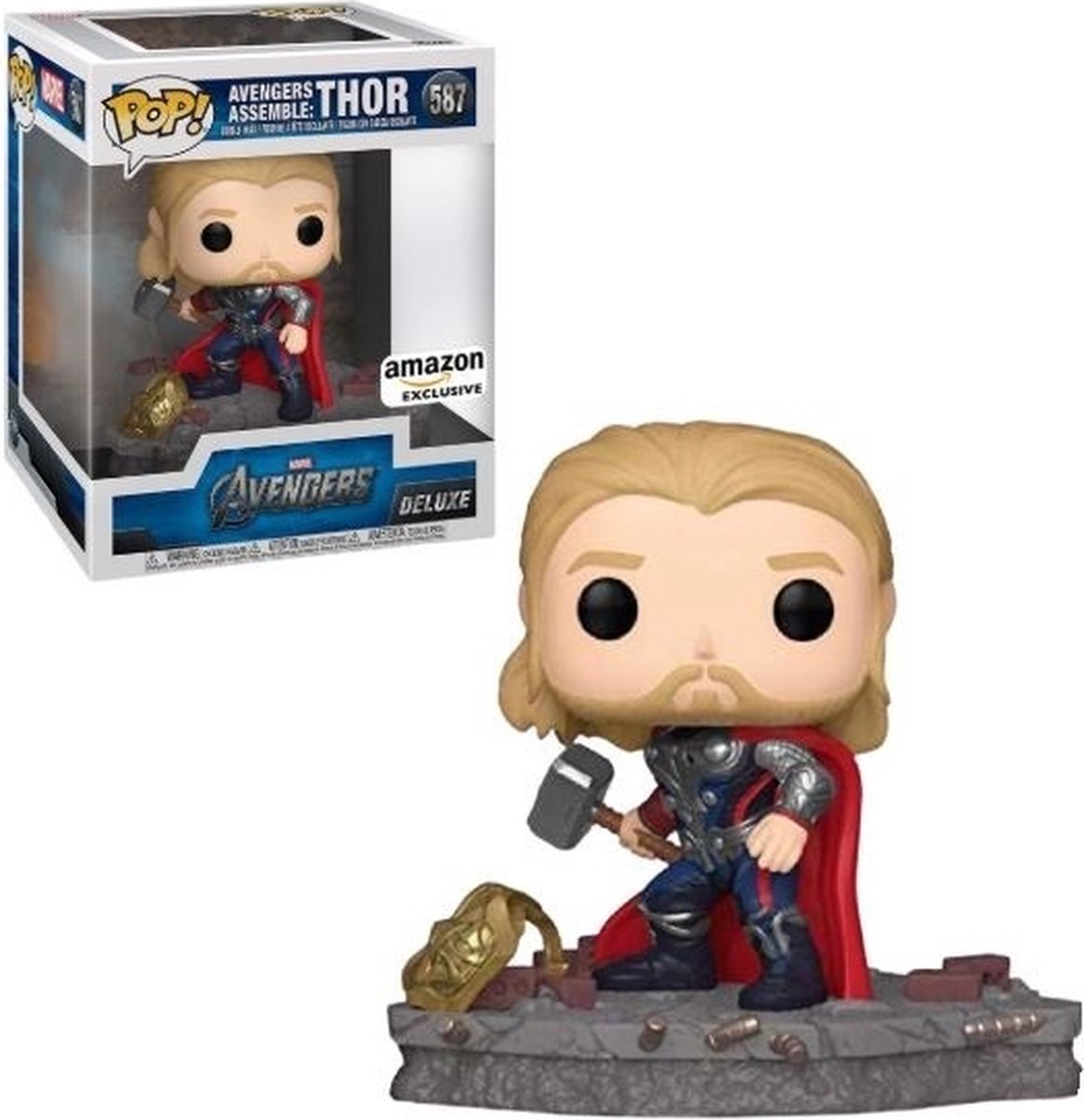 Funko Thor - Funko Pop! Deluxe - Avengers Assemble Figuur | bol.com