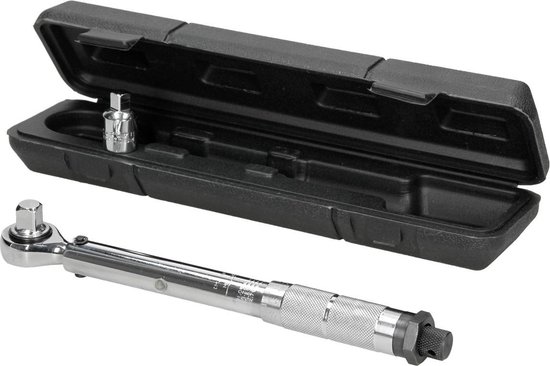 Momentsleutel met omkeerbare ratelknoop incl. adapter | bol.com