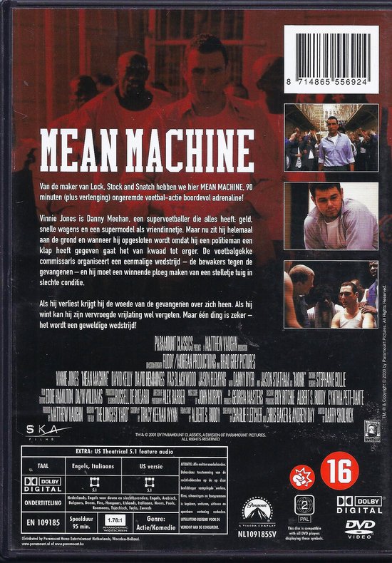 Mean Machine (D) (Dvd), David Kelly | Dvd's | bol