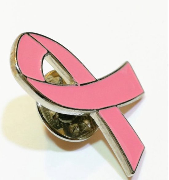 pink ribbon - speldje - oktober - borstkanker - support | bol