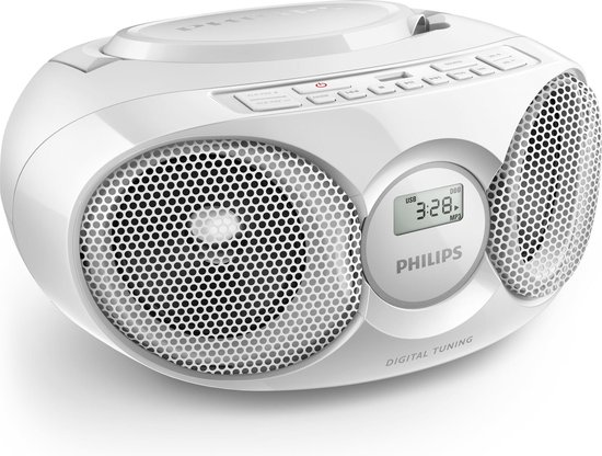 Philips AZ318 - CD-speler - Wit AZ318/12 | bol.com