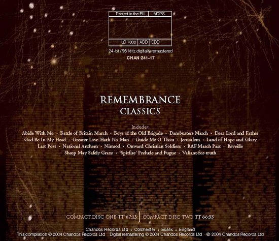 Various Artists - Remembrance Classics (2 CD), various artists | CD (album) | Muziek | bol