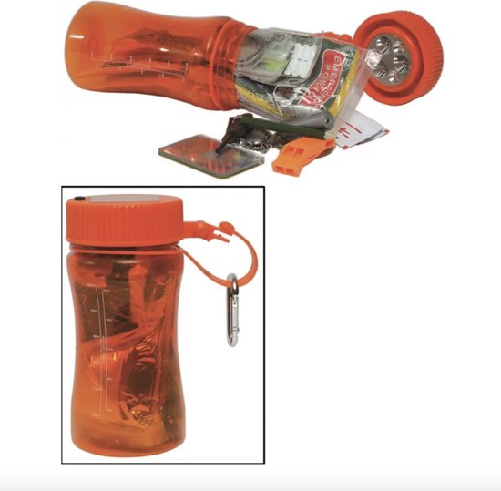 Outdoor Survival Box Orange | bol.com
