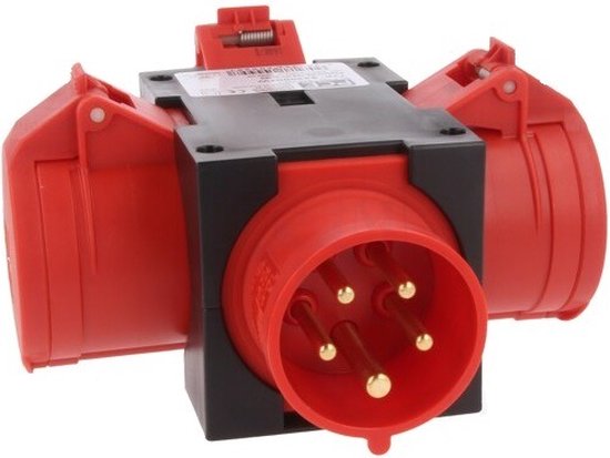 400V Splitter - IP44 - 16A - 3 voudig | bol.com