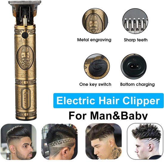 Digitale Kapper - Elektrische Tondeuse - Professionele Kapper - Mannen ...