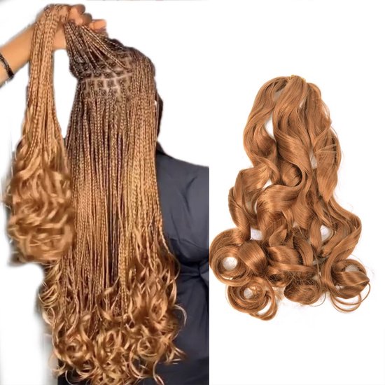 Imose Hair - 6 bundles curly spiral hair braiding extensions - Haar ...