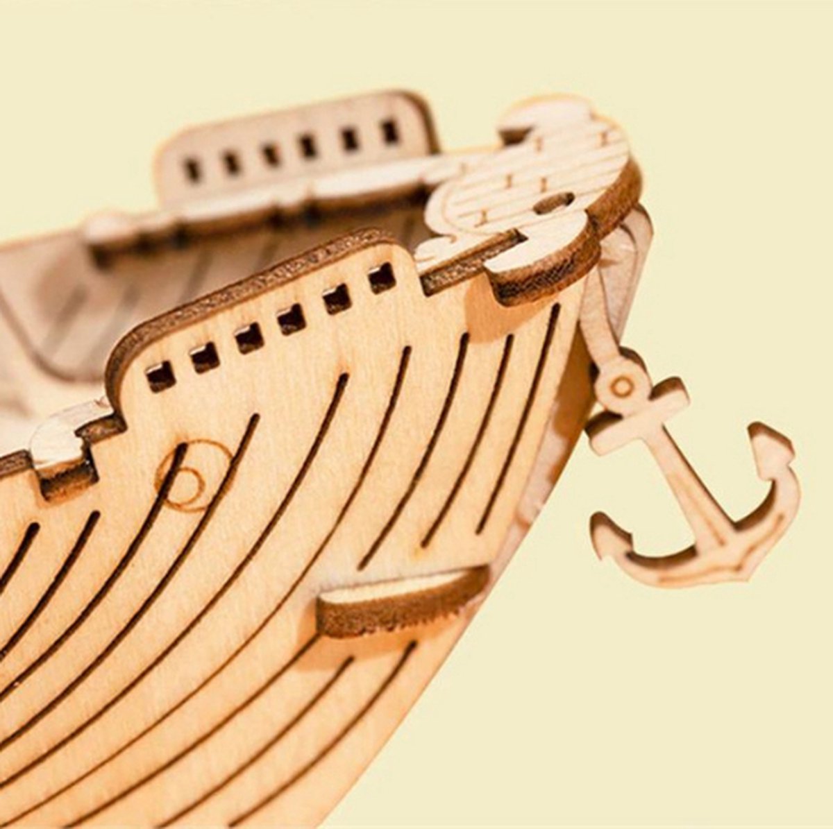 Robotime Vissersboot Modelbouw Bouwpakket Hout 3D Puzzel Kinderen ...