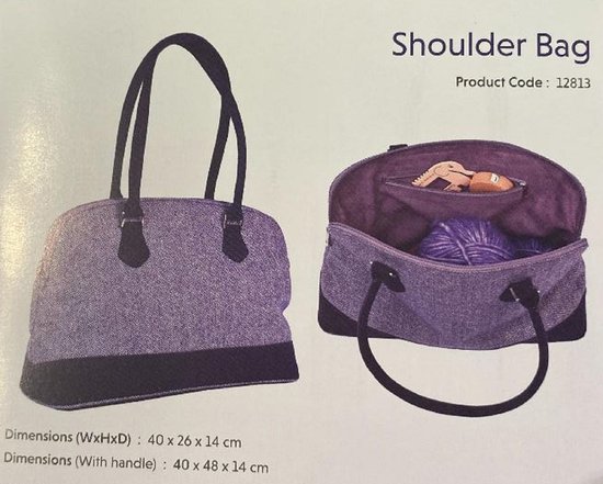 KNITPRO SNUG SCHOUDERTAS - breitas - Projecttas - tas - woltas | bol