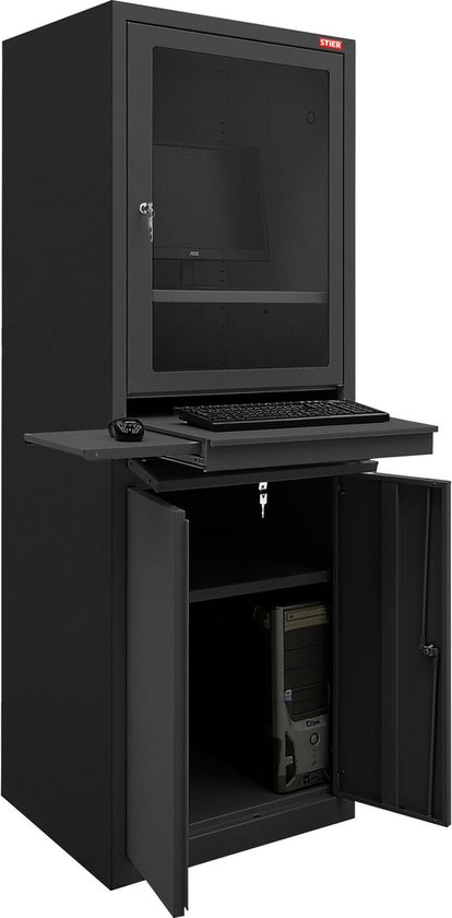 Stier - Computerkast - Zwart | bol.com