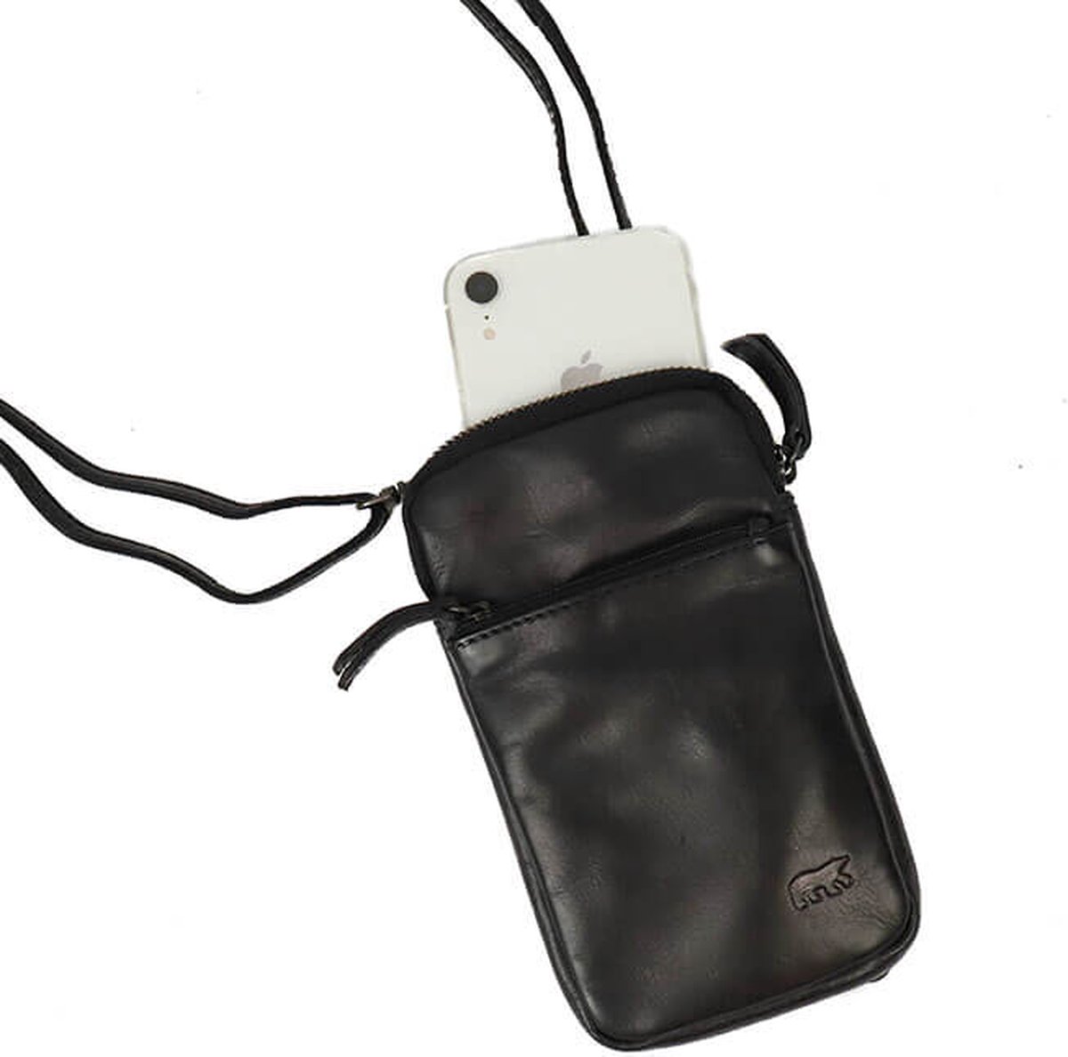 Bear Design Phone Bag Sammy Telefoontasje Zwart | bol.com