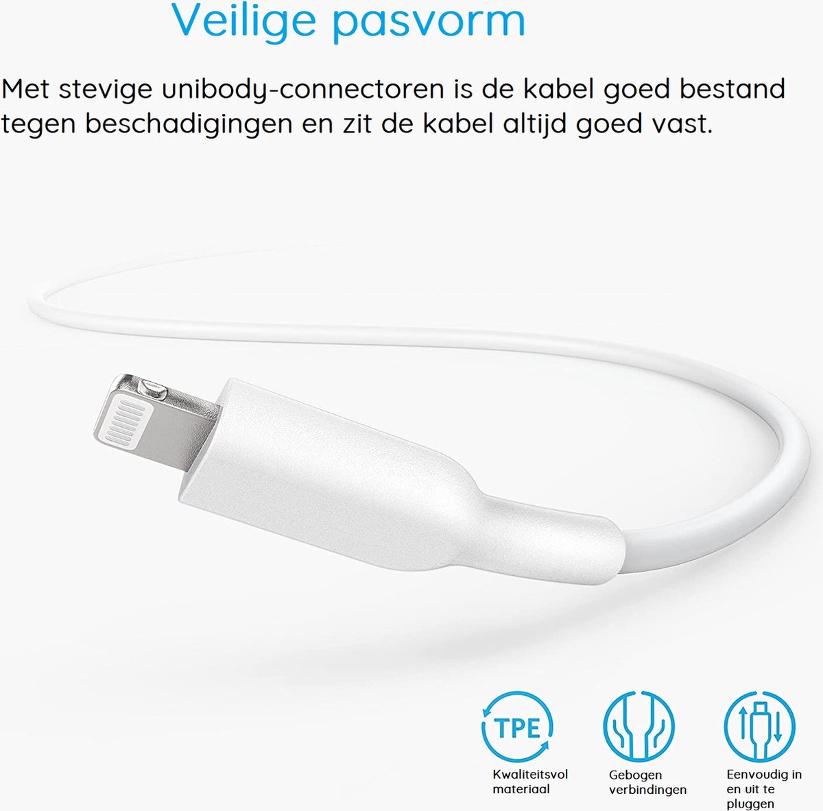iPad oplader kabel - 2 Meter - Geschikt voor Apple iPad... | bol