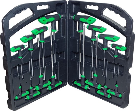Profi Sleutel torx en inbus set lang sleutelset in stevige doos 16 ...