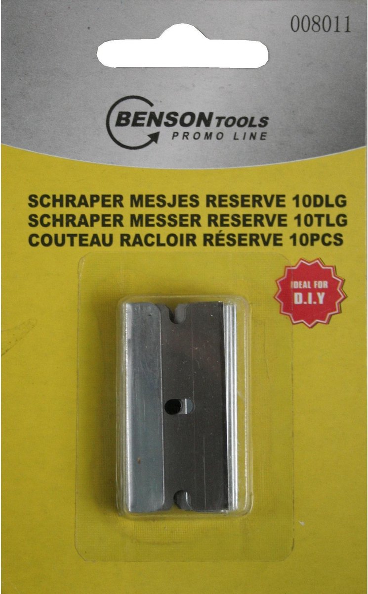 Reserve Mesjes - 10 Stuks voor Glasschraper Kookplaat – Glasreiniger ...