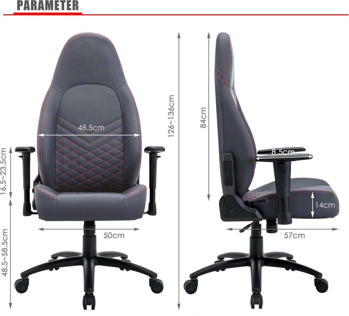 MILO GAMING Indy M5 Gaming Stoel - Extra Grote Gamestoel - Gaming Chair ...