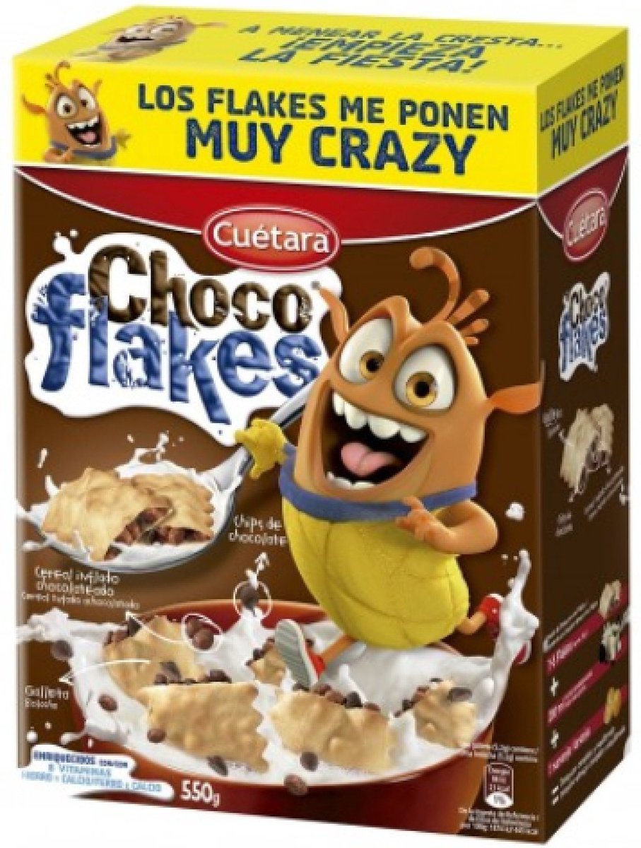 Cuetara Choco Flakes - 1 x 550 gram | bol