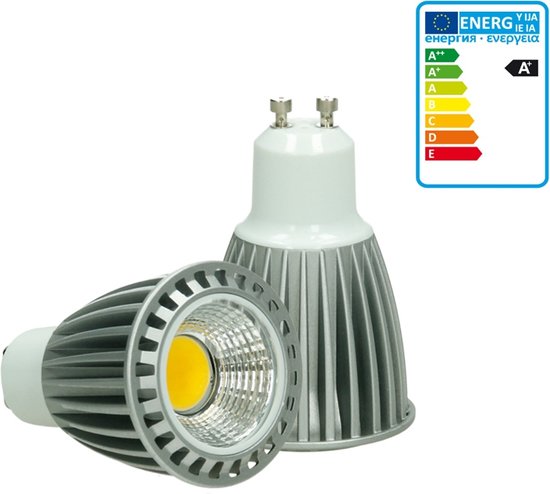 Led Reflectorspot Gu10 9 Watt Versie Cob Warm Wit Dimbaar