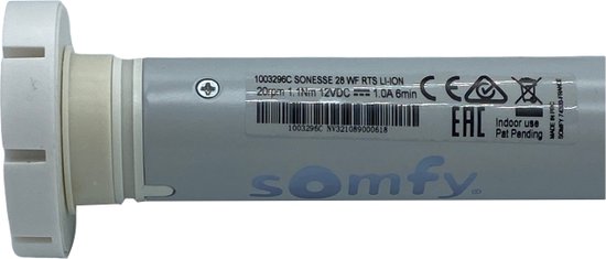 Somfy Sonesse 28 WireFree rolgordijnmotor | bol.com