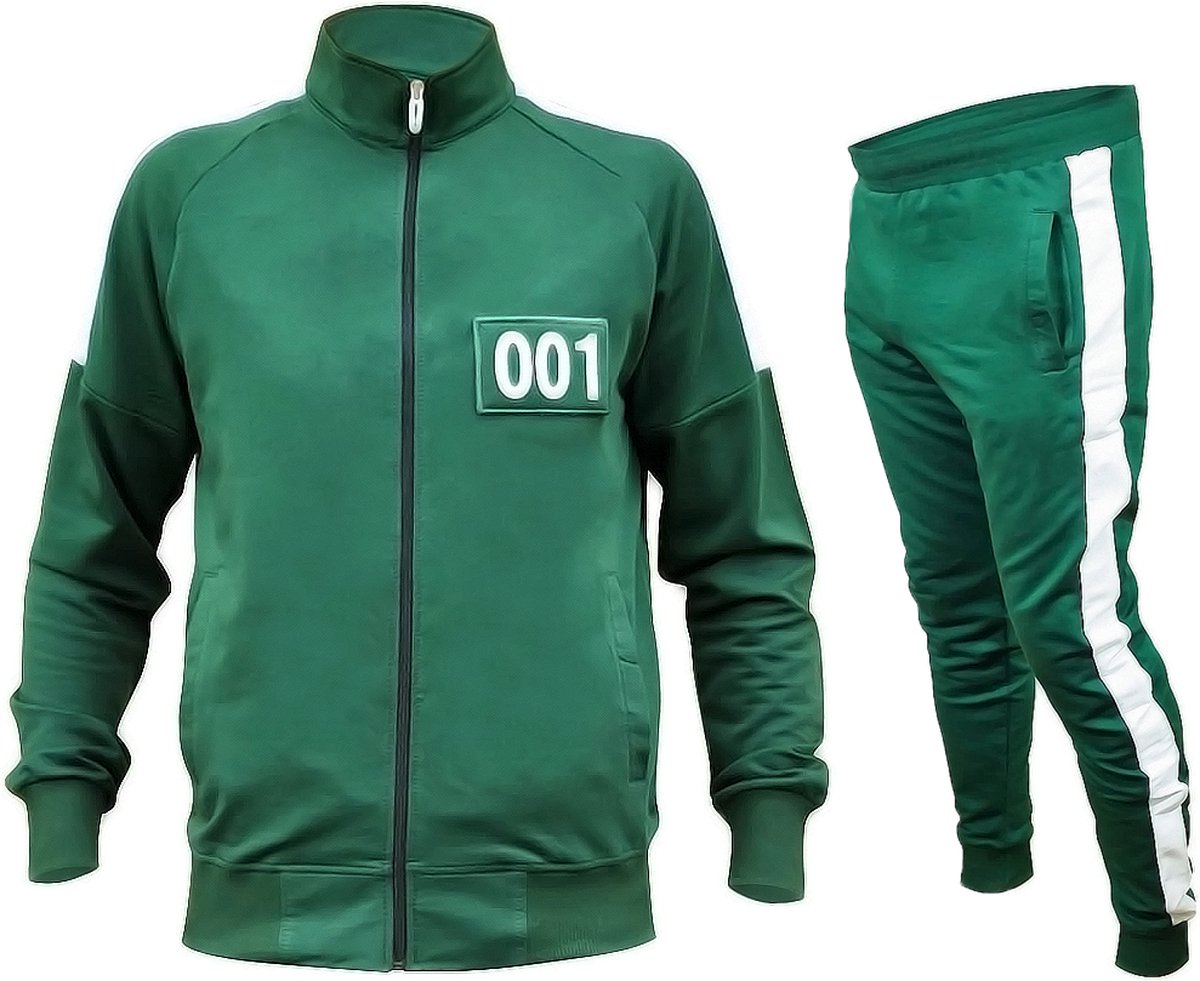 Squid Game kostuum Netflix Trainingspak nummer 001 Cosplay Squid Gamer ...