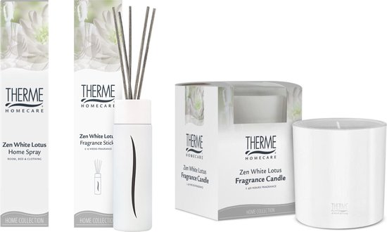 Therme Zen White Lotus Home Collection | Cadeauset voor in huis | bol.com
