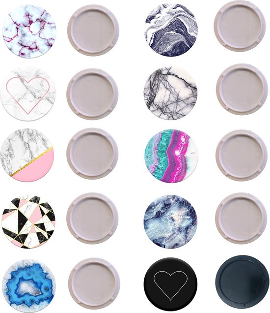Popsocket disk set Marble 10 stuks | bol.com