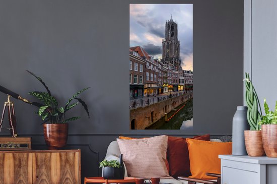 Muurstickers - Sticker Folie - Wolken - Lucht - Domtoren - 60x120 cm ...