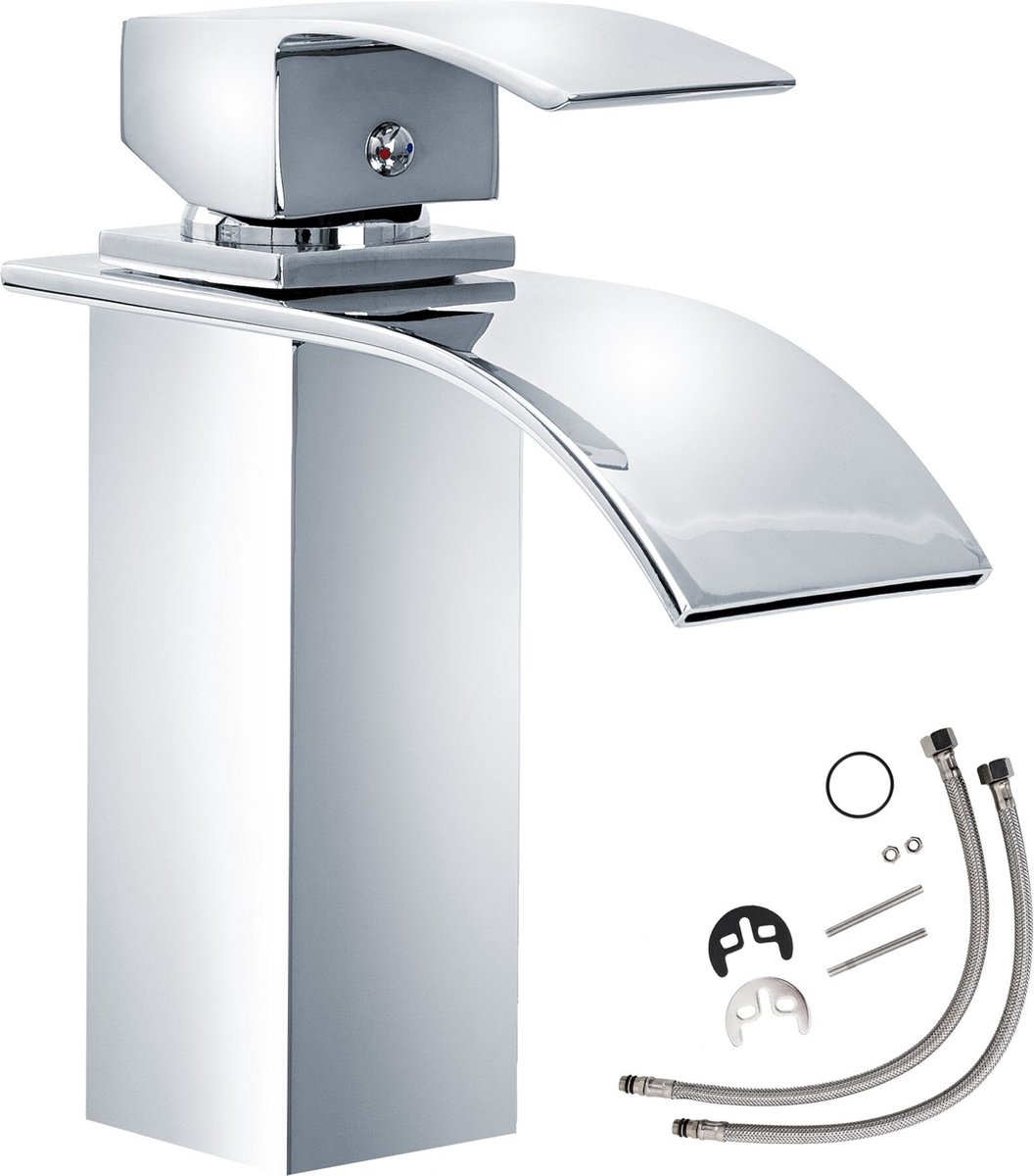 Watervalkraan Minimalistisch Design - Wastafelkraan - Badkraan ...