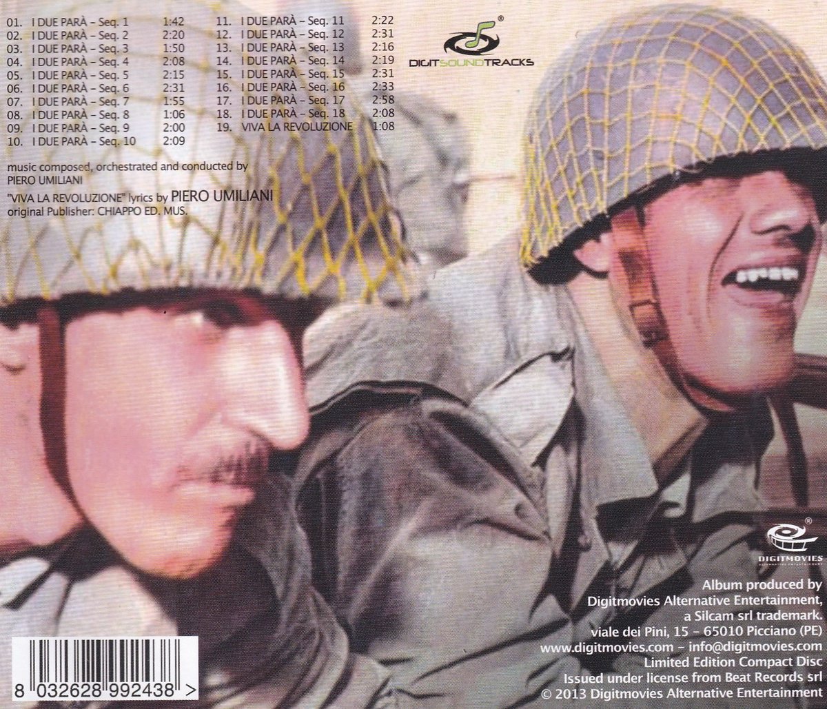 Piero Umiliani - I Due Para' (CD), Piero Umiliani | CD (album) | Muziek ...