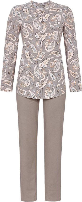 Ringella dames pyjama - Knoopsluiting - Classy - 50 - Creme | bol