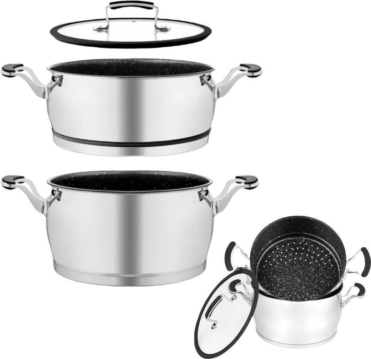 Royal Swiss Stoompan RVS - Couscous Pan - 12 Liter - Couscous Maker - Marmeren... | bol