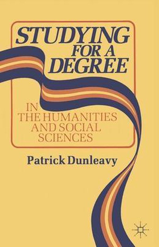 Studying for a Degree in the Humanities and Social Sciences-Patrick ...