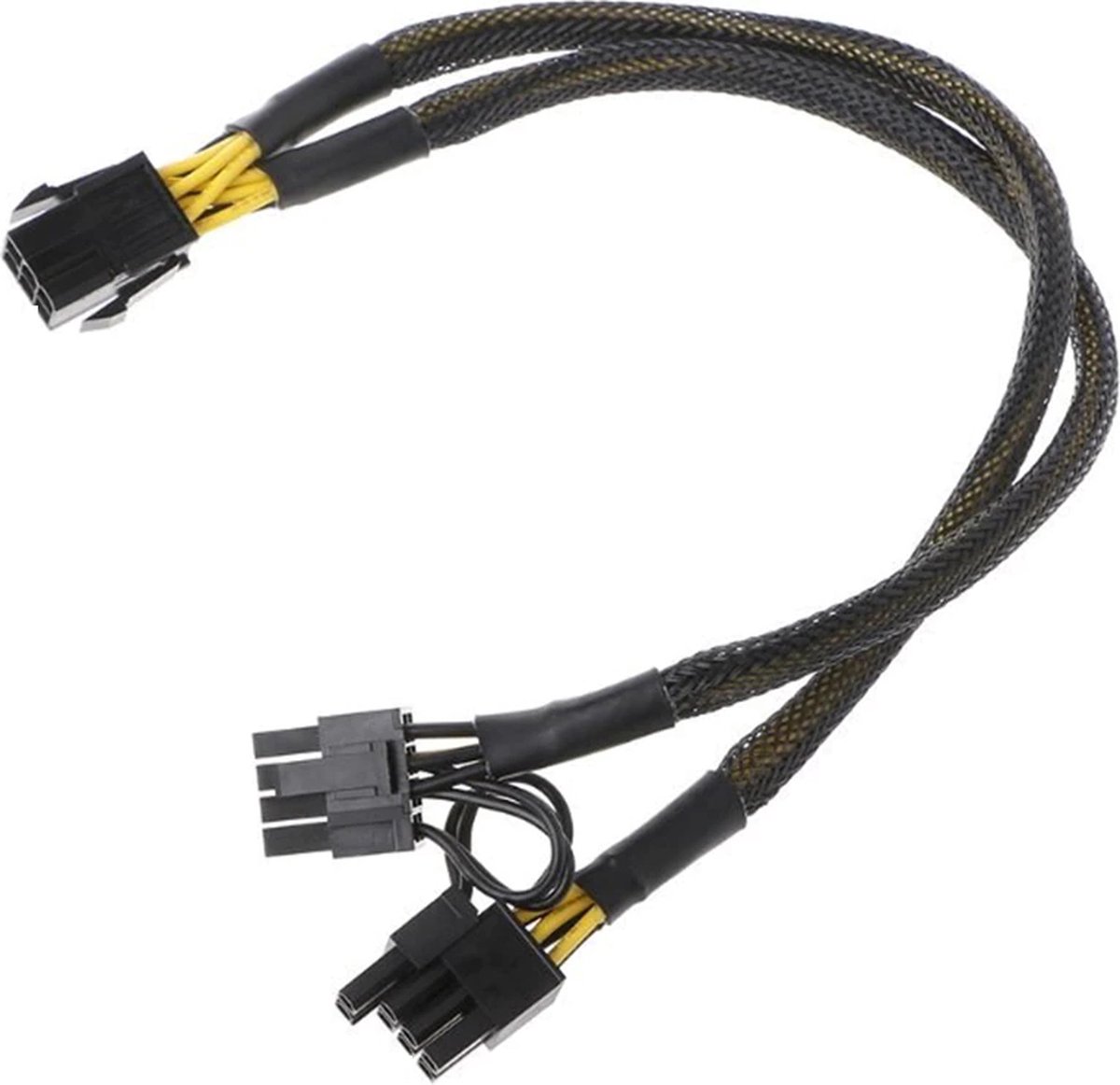 6Pin to dual 8Pin (6+2pin) Pci-e splitter - Mining Riser splitter ...
