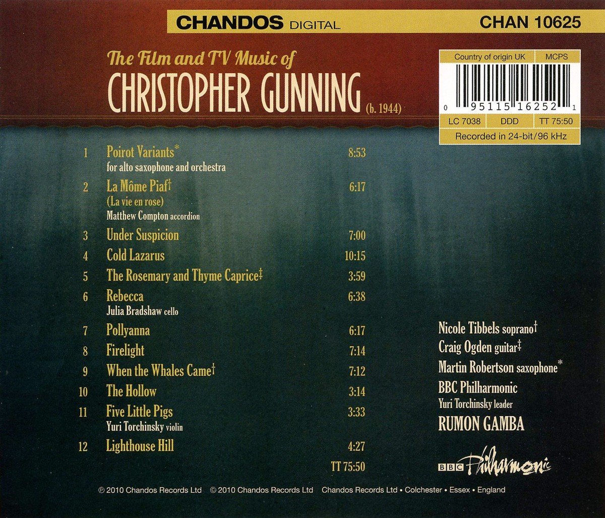 BBC Philharmonic Orchestra - Gunning: The Film And Tv Music Of ...