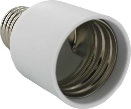 E27 naar E40 Verloopfitting - Wit | bol.com
