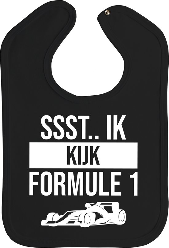 Slab - Ssst.. ik kijk formule 1 - slabber - slabbetjes - baby - f1 - F1 ...