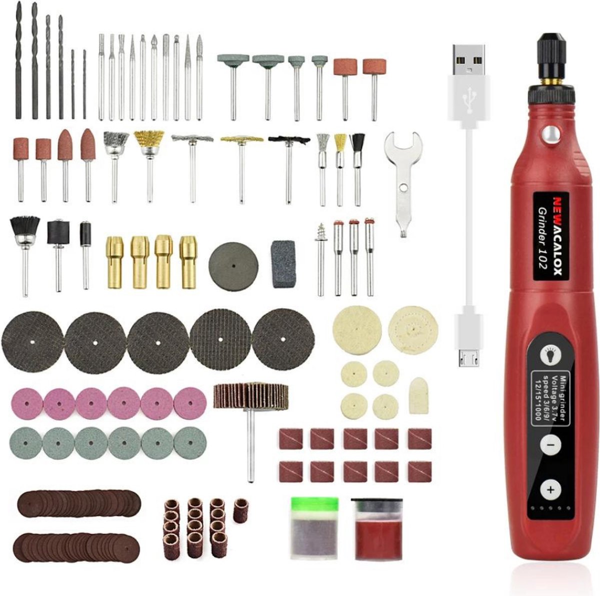 Vitafa Klopboormachine - Elektrische boormachine - Mini slijpset ...