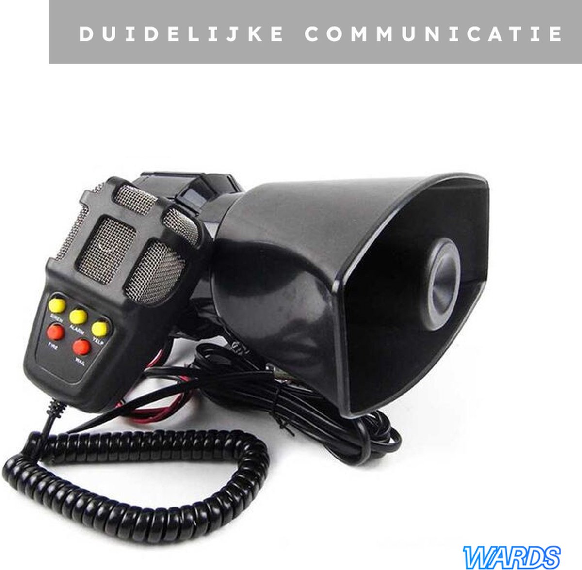 Wards Auto Megafoon - Megafoon - Megafoon met sirene - Auto sirene ...