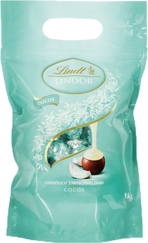 Lindt - Lindor Balles Cocos - Sachet 1kg | bol.com