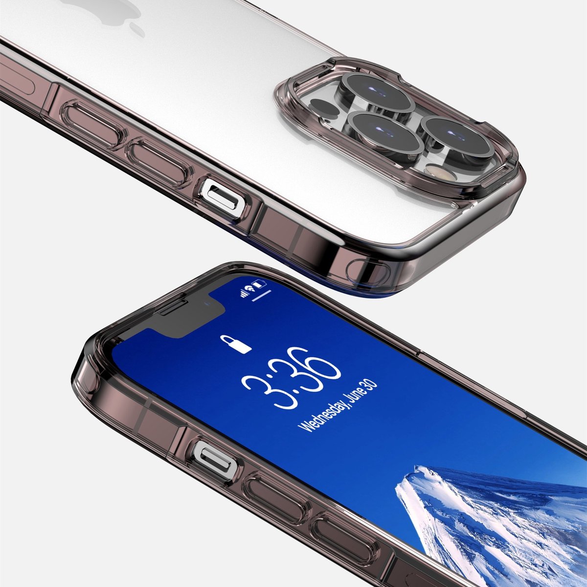 iPhone 13 Pro Hoesje Transparant - Hybride iPhone 13 Pro Telefoonhoesje ...