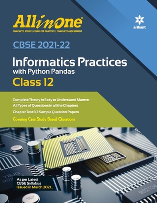Cbse All in One Informatics Practices with Python Pandas Class 12 for 2022 Exam |... | bol